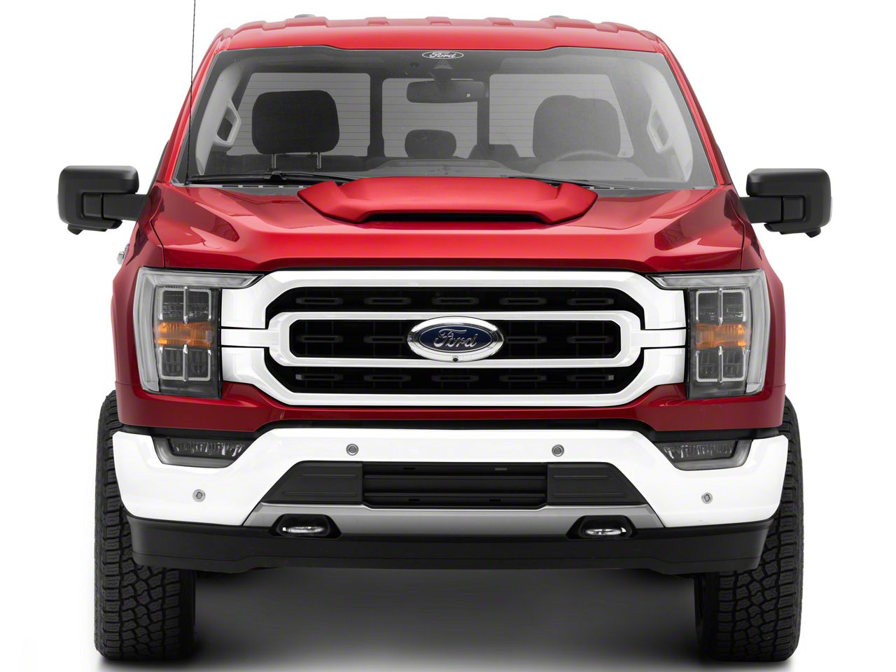 Air Design F-150 Hood Scoop; Unpainted FO31A01PR (21-25 F-150 ...