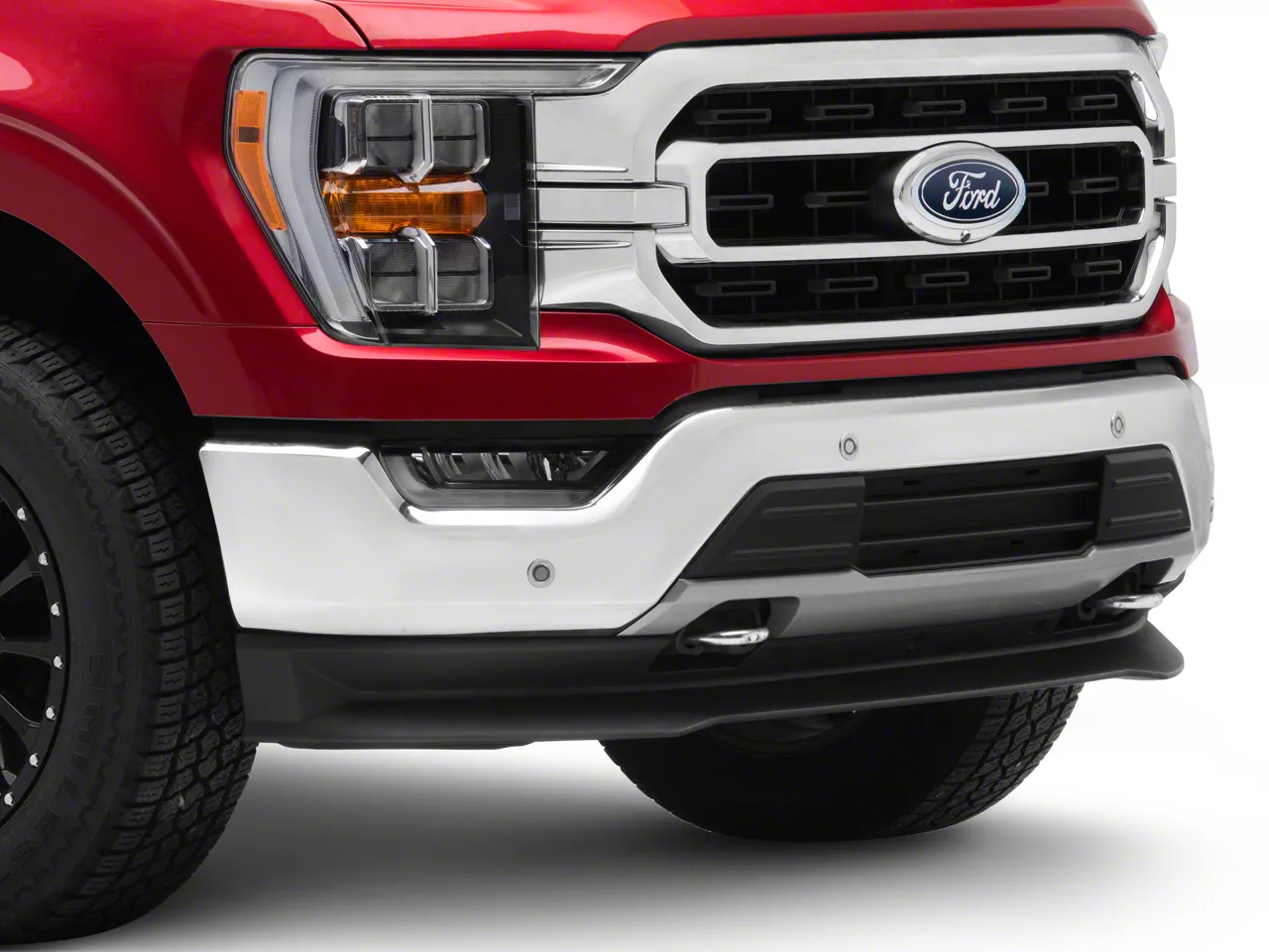 Air Design F-150 Street Series Front Chin Splitter; Satin Black FO31A27 ...