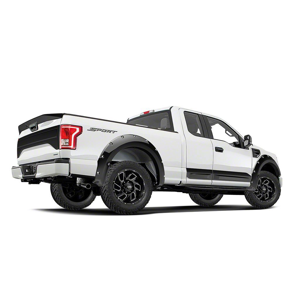 Air Design F-150 Super Bolt Fender Flares; Unpainted FO20A08PR (15-17 F ...
