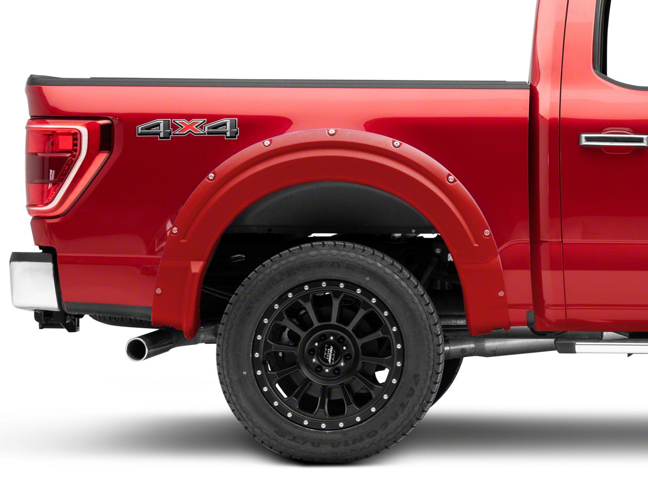 Air Design F-150 Super Bolt Fender Flares; Unpainted FO31A16PR (21-25 F ...