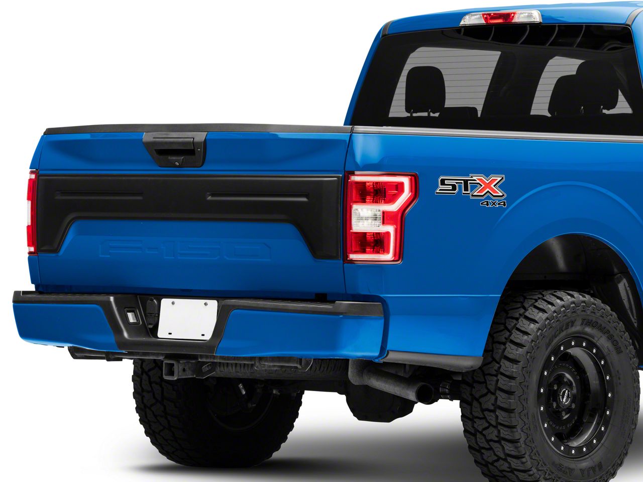 Air Design F-150 Tailgate Applique; Satin Black FO25A09SB (18-20 F-150 ...