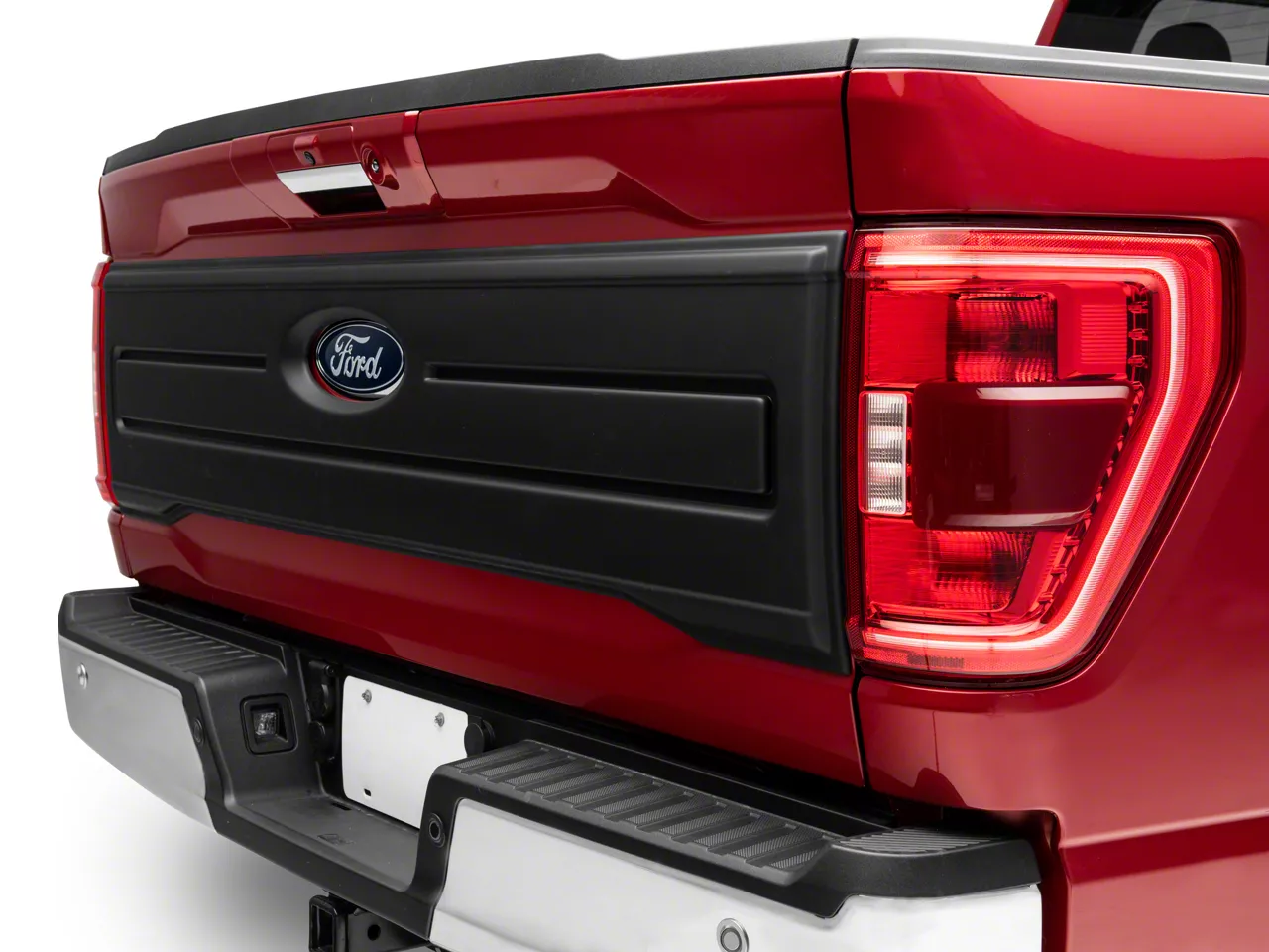 Air Design F-150 Tailgate Applique; Satin Black FO31A06 (21-25 F-150 w ...