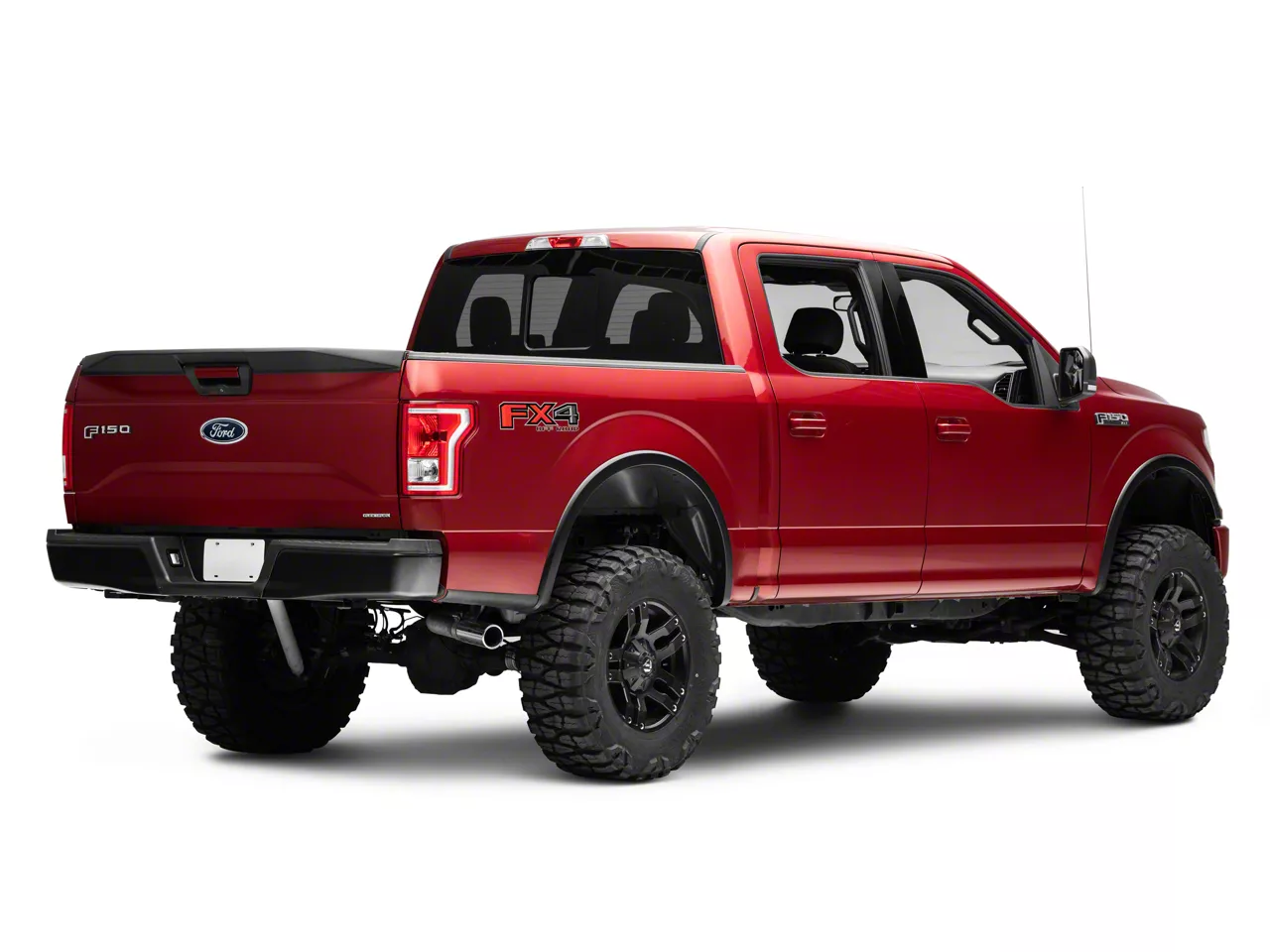 Air Design F-150 Tailgate Spoiler; Satin Black FO20A33 (15-20 F-150 w/o ...