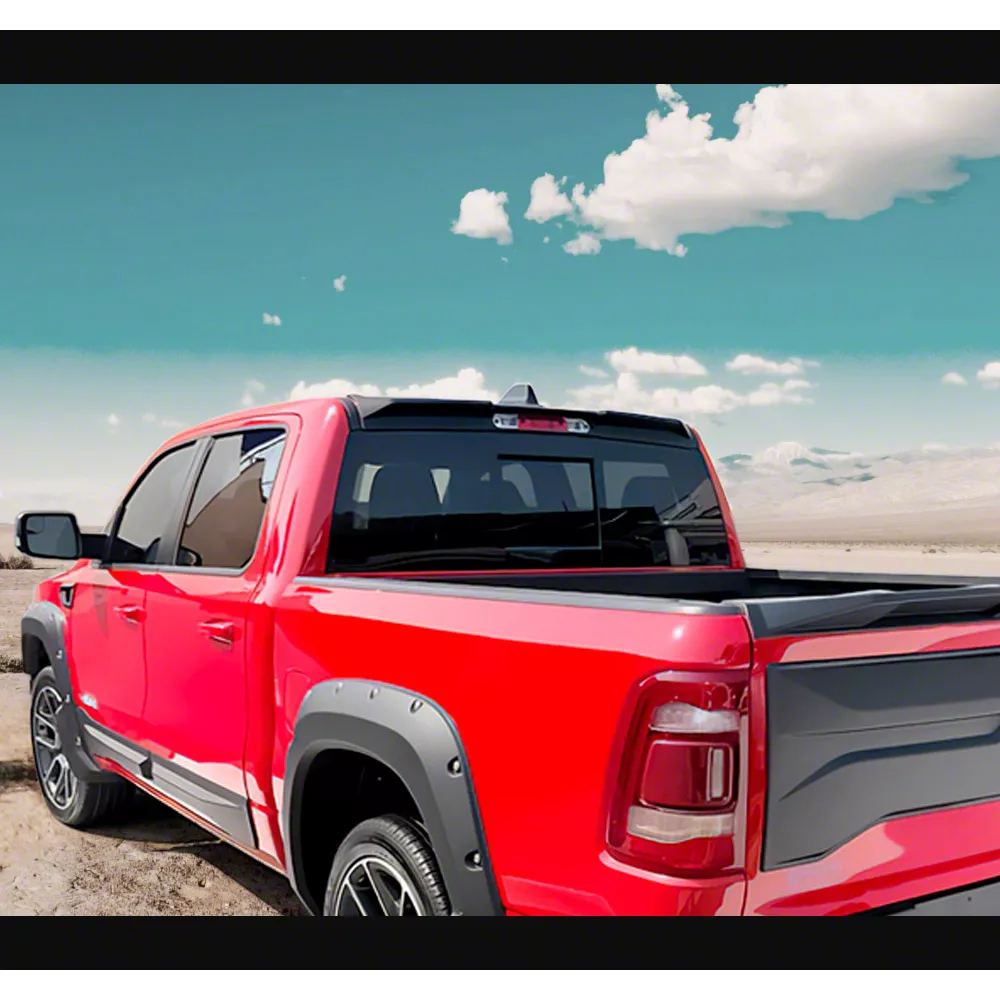 Air Design RAM 1500 Cab Spoiler; Unpainted CH07A04PR (19-25 RAM 1500 w ...