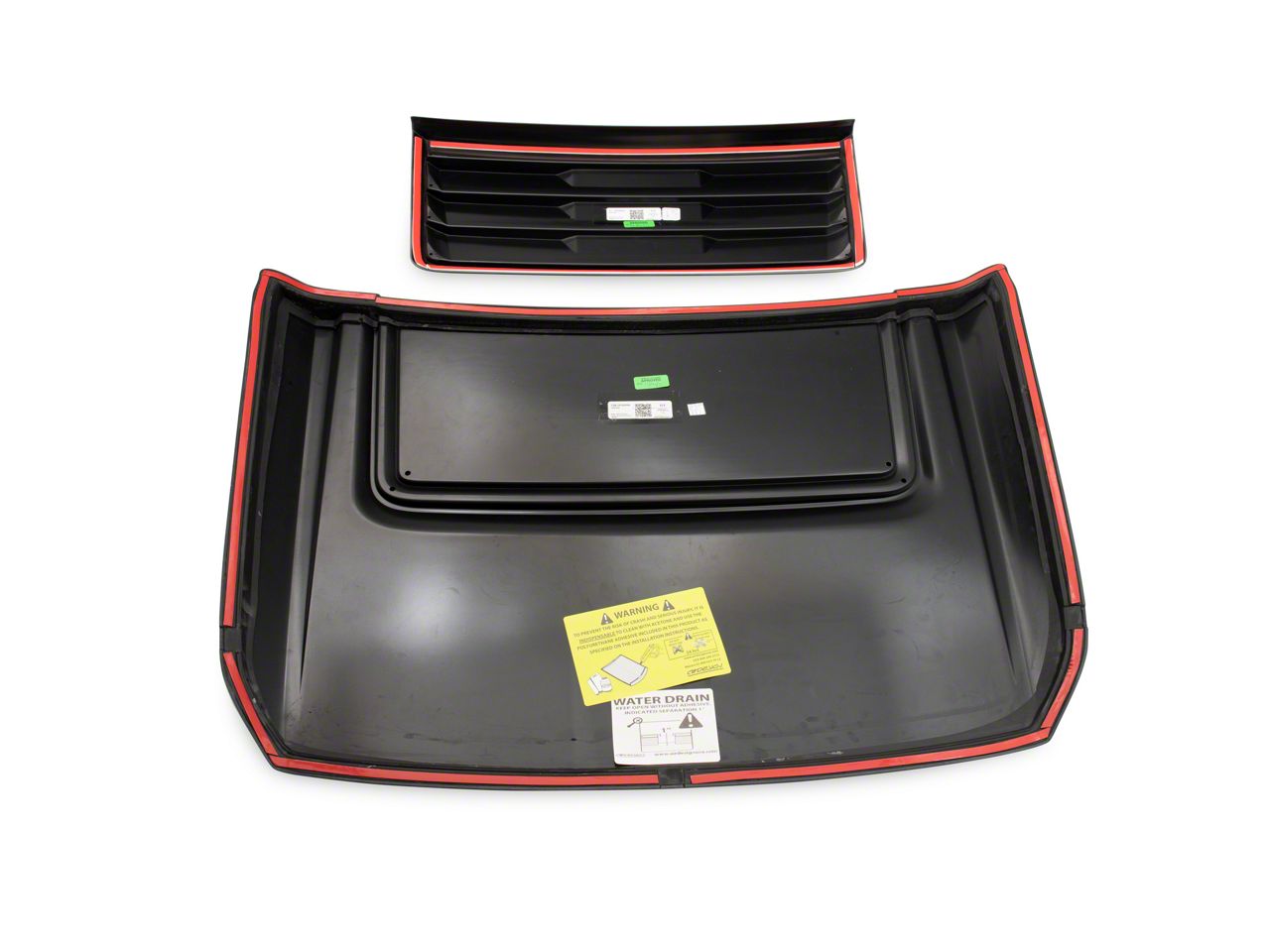 Air Design RAM 1500 Hood Scoop; Satin Black CH07A01 (19-25 RAM 1500 ...