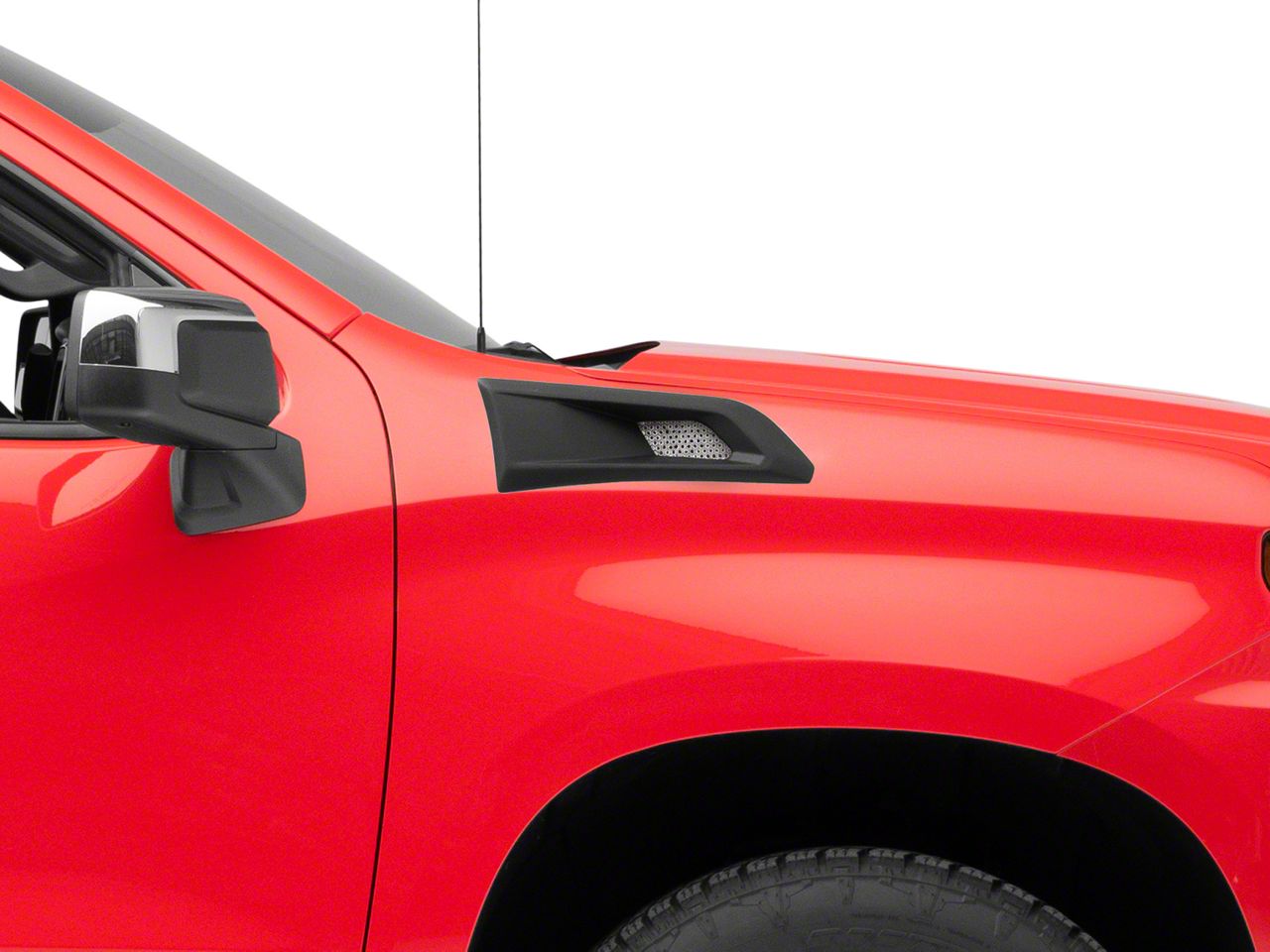 Air Design Silverado 1500 Fender Vents; Satin Black GM39A15 (19-25 ...