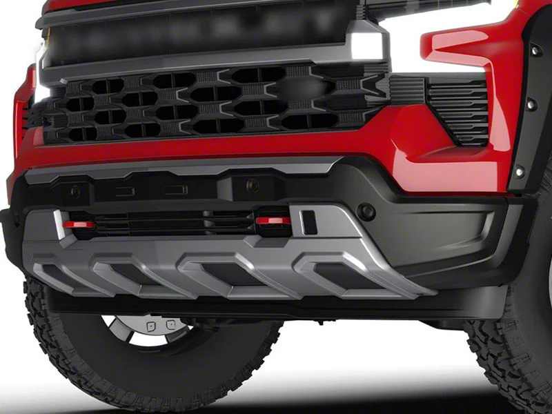 Air Design Silverado 1500 Front Bumper Guard and Skid Plate, Satin ...