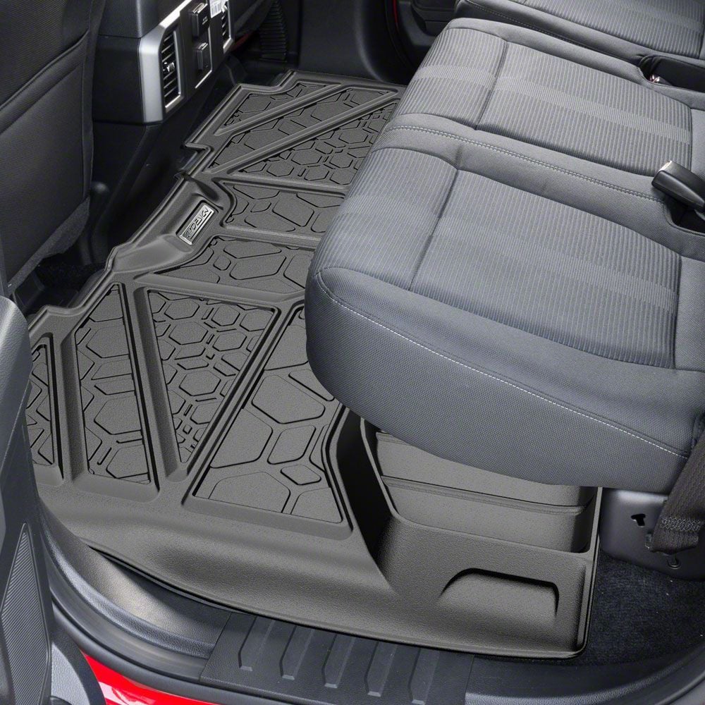 Air Design Silverado 1500 Soft Touch Front and Rear Floor Liners; Black ...