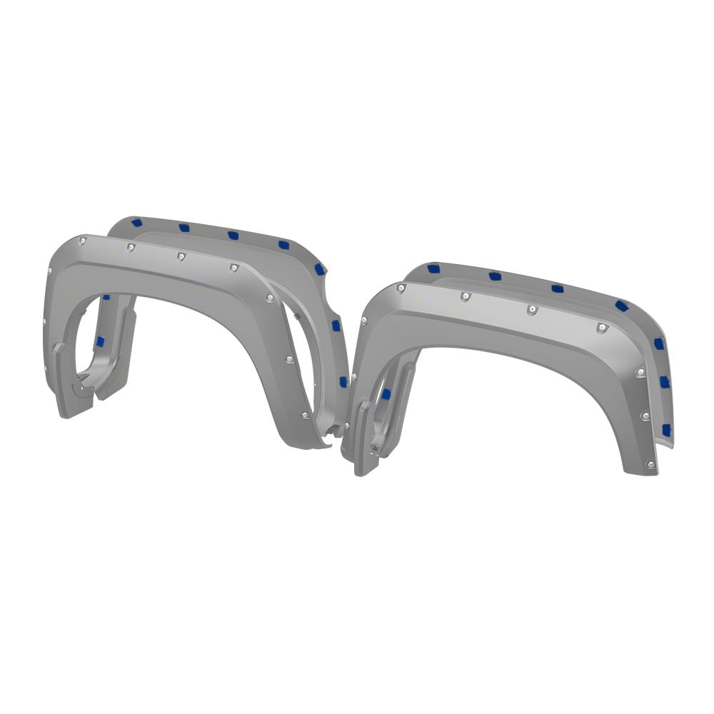 Air Design Silverado 1500 Super Bolt Fender Flares; Unpainted GM50A04PR ...