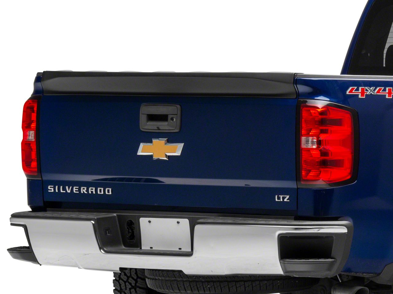 Air Design Silverado 1500 Tailgate Spoiler; Satin Black GM24A14 (14-18 ...