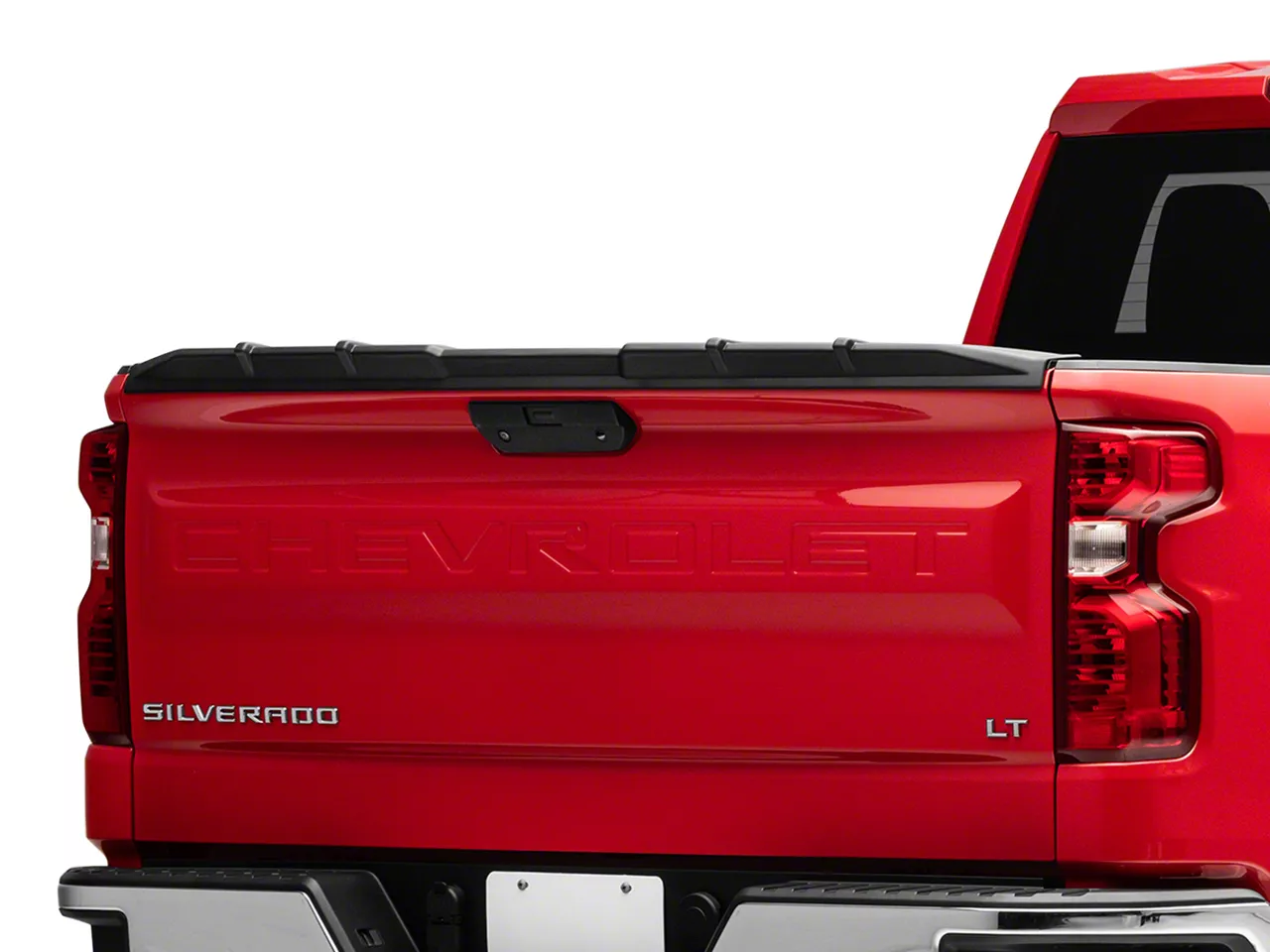 Air Design Silverado 1500 Tailgate Spoiler; Satin Black GM39A32 (19-25 ...