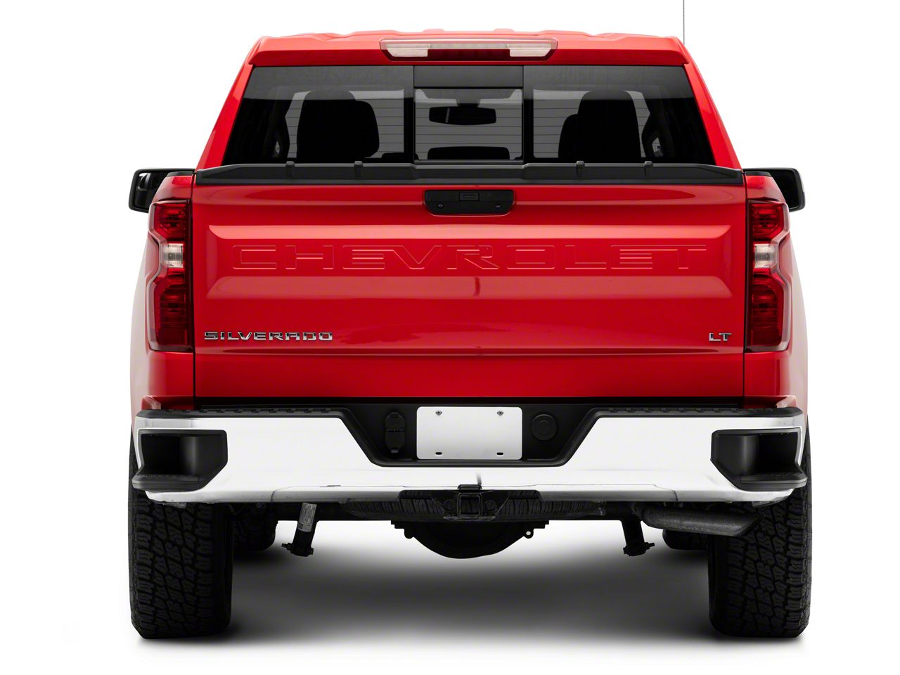 Air Design Silverado 1500 Tailgate Spoiler; Satin Black GM39A32 (19-25 ...