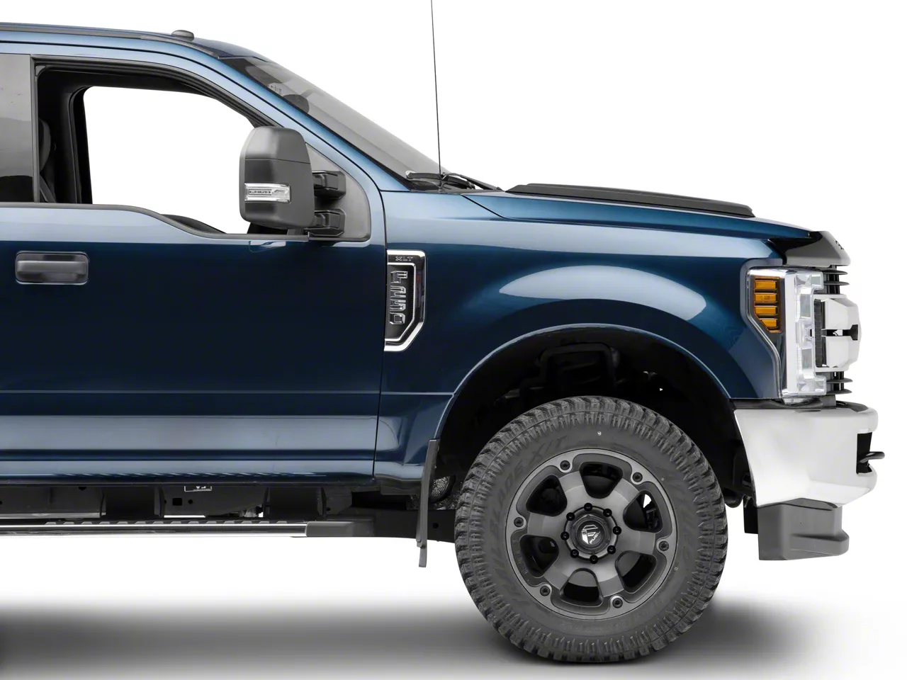 Air Design F-250 Super Duty Hood Scoop; Satin Black FO23A01 (17-22 F ...