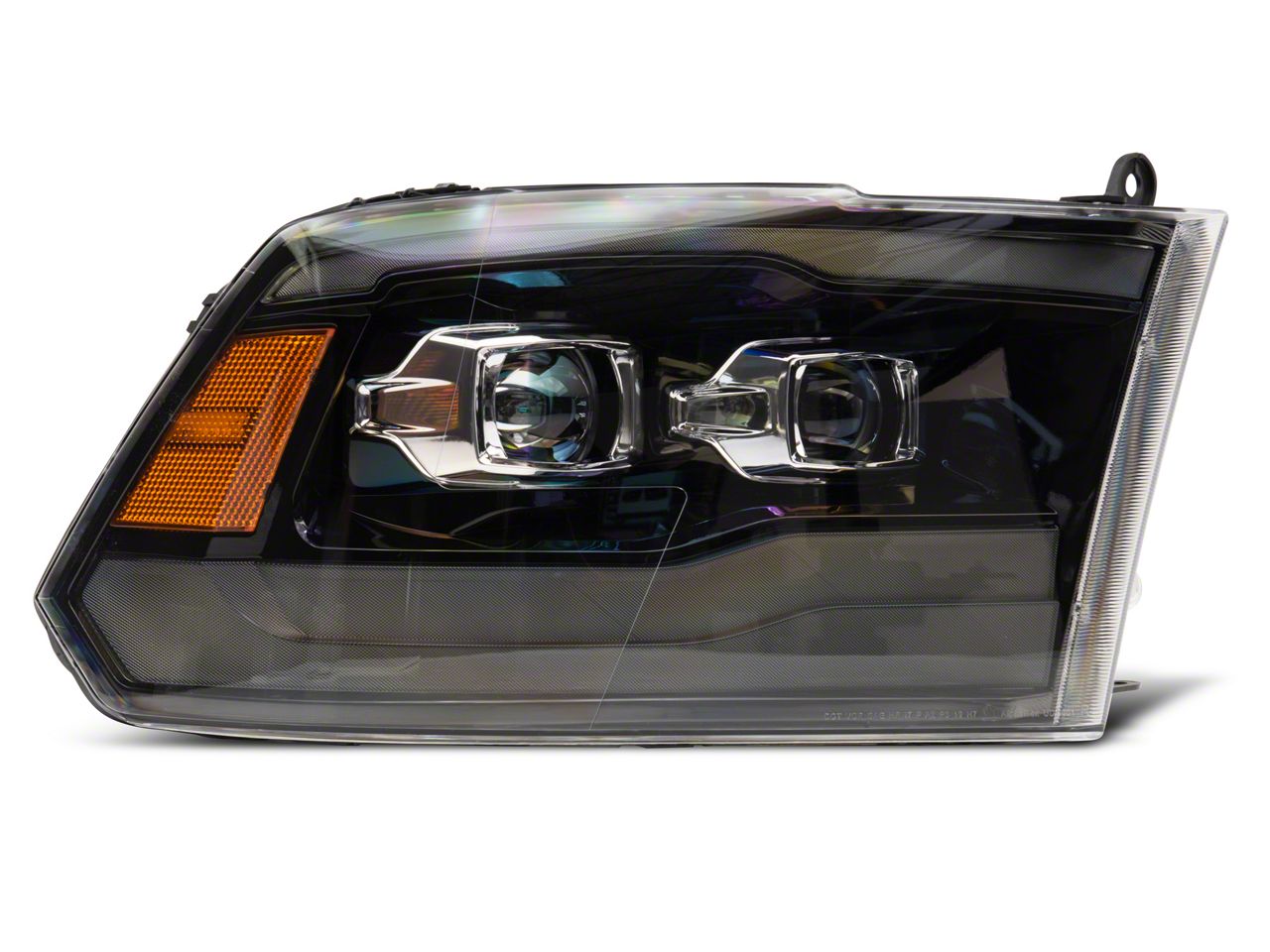 RAM 1500 PRO Series Projector Headlights Jet Black Housing Clear Lens 13 18 RAM 1500 w Factory Projector Headlights Free Shipping