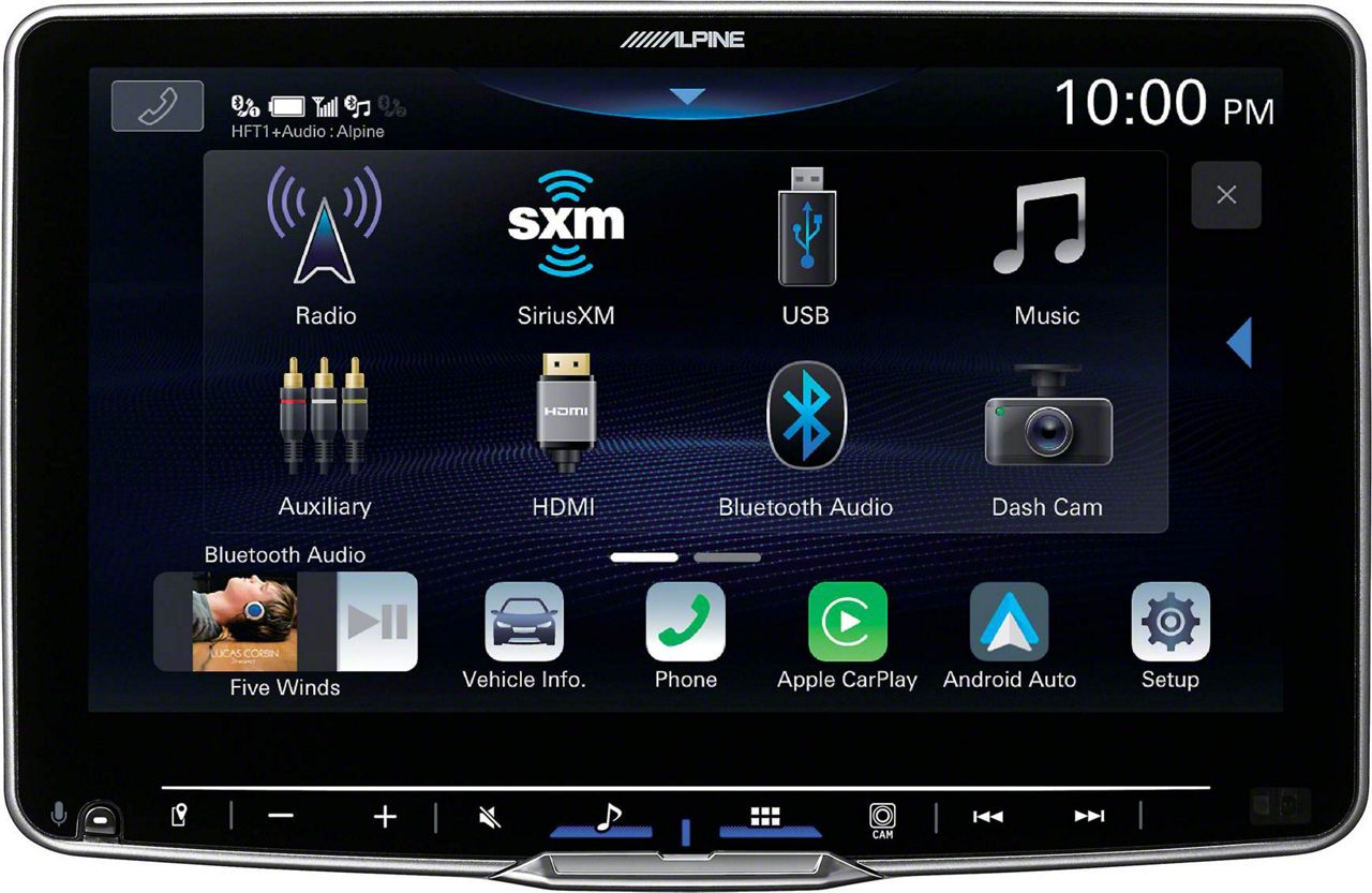 Alpine F-150 9-Inch Halo9 Floating Style Touchscreen Multimedia ...