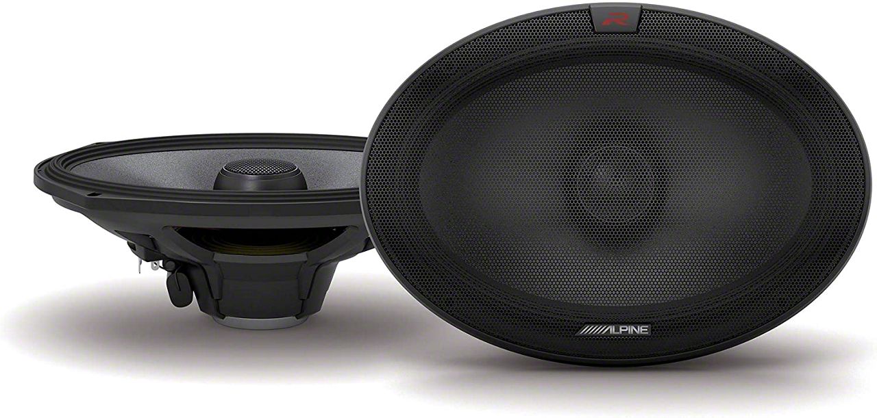 Alpine RAM 3500 R-Series Coaxial 2-Way Speakers; 100W; 6x9-Inch R-S69.2 ...