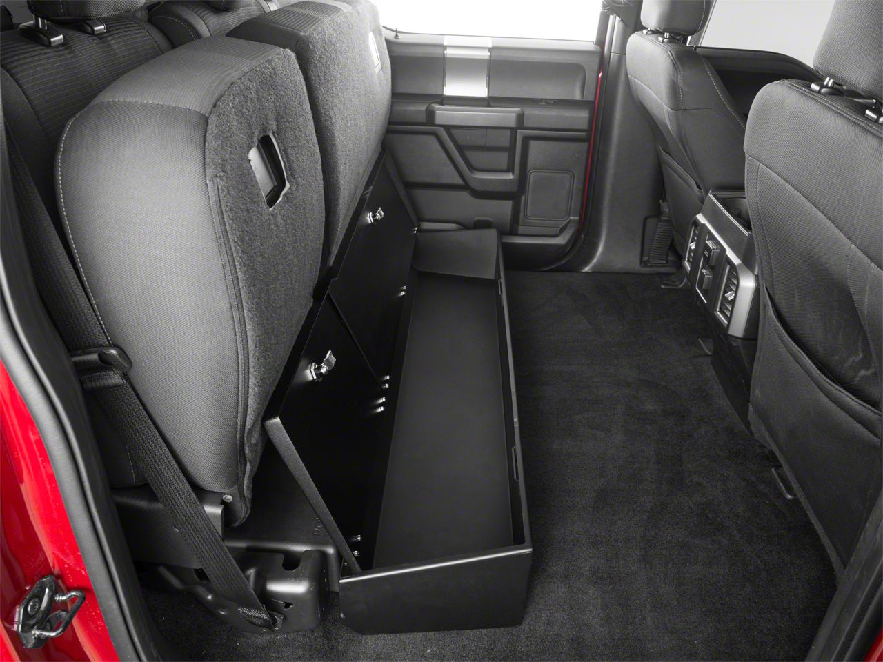 RedRock F-150 Locking Under Seat Storage Box T542726 (15-25 F-150 ...