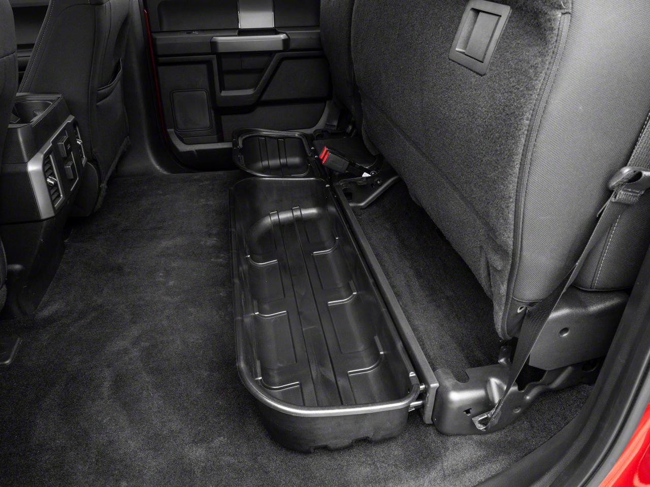 RedRock F-150 Under Seat Storage Box T546785 (15-25 F-150 SuperCrew ...