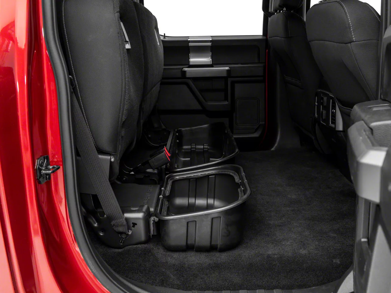 RedRock F-150 Under Seat Storage Box T555344 (15-20 F-150 SuperCab ...
