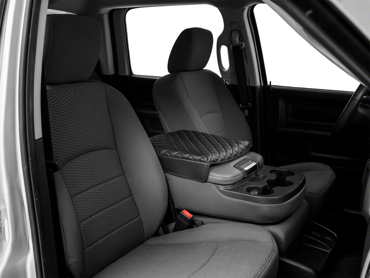 RedRock RAM 1500 Center Console Arm Rest Cushion; Black R122293 (09-18 ...