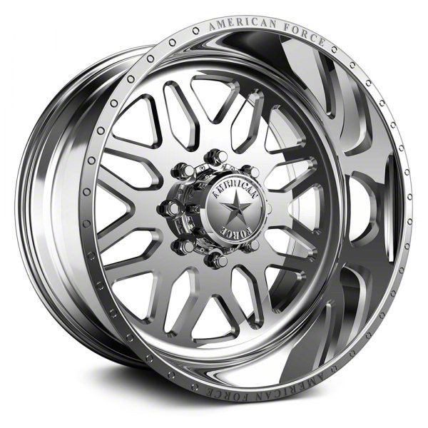 American Force Silverado 2500 B02 Trax SS Polished 8-Lug Wheel; 20x12 ...