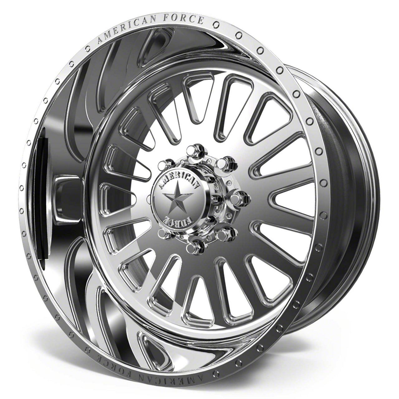 American Force F-150 F20 Atom SS Polished 6-Lug Wheel; 20x10; -25mm ...