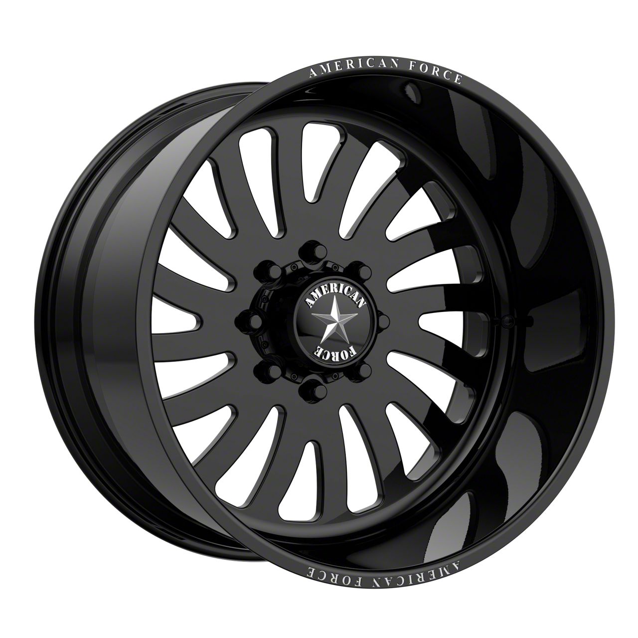American Force Silverado 2500 74 Octane SS Gloss Black Machined 8-Lug ...