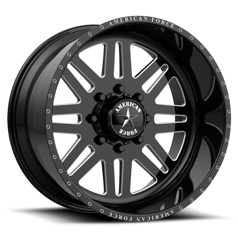 American Force Silverado 2500 09 Liberty SS Gloss Black Machined 8-Lug ...