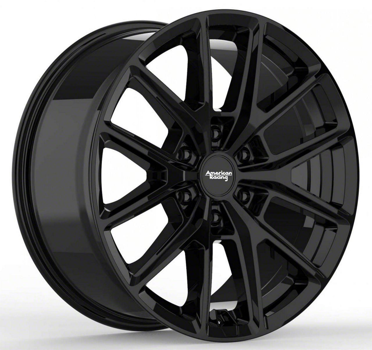 American Racing Silverado 1500 AR945 Gloss Black 6-Lug Wheel; 20x9 ...