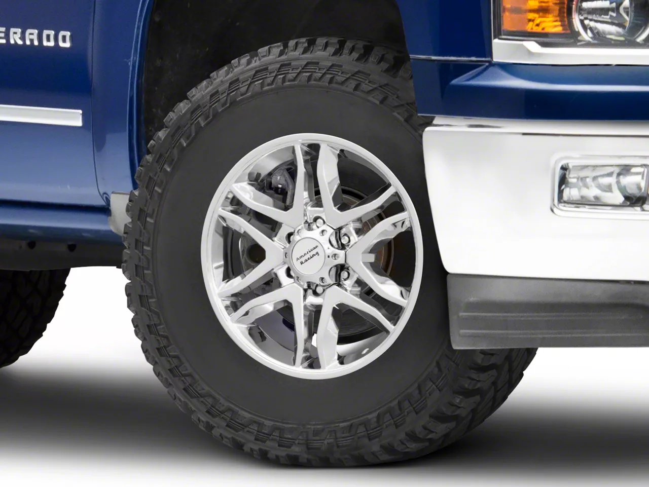 American Racing Silverado 1500 Mainline Chrome 6-Lug Wheel; 17x8; 25mm ...