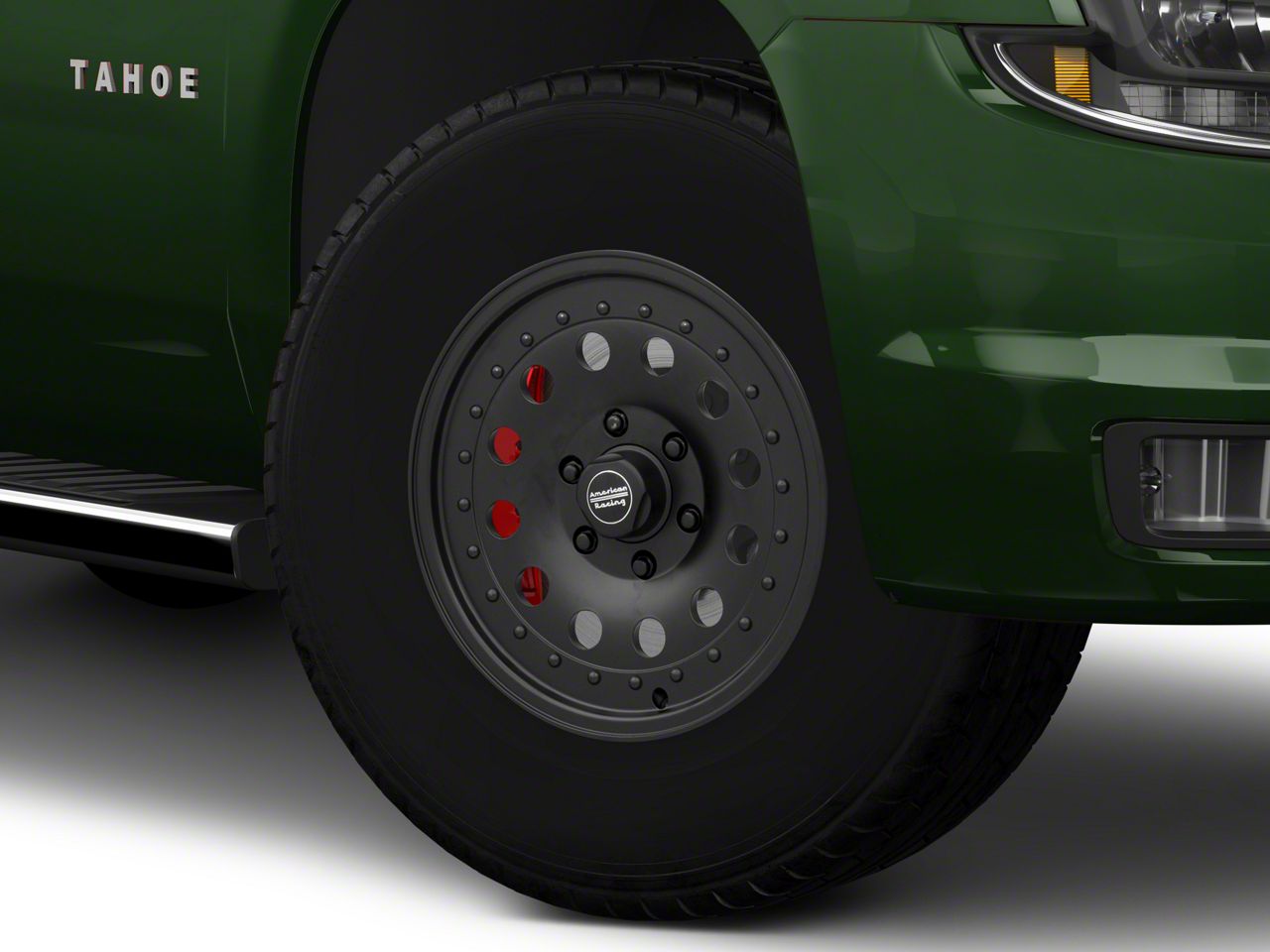 American Racing Tahoe AR62 Outlaw II Satin Black 6-Lug Wheel; 17x8; 0mm ...