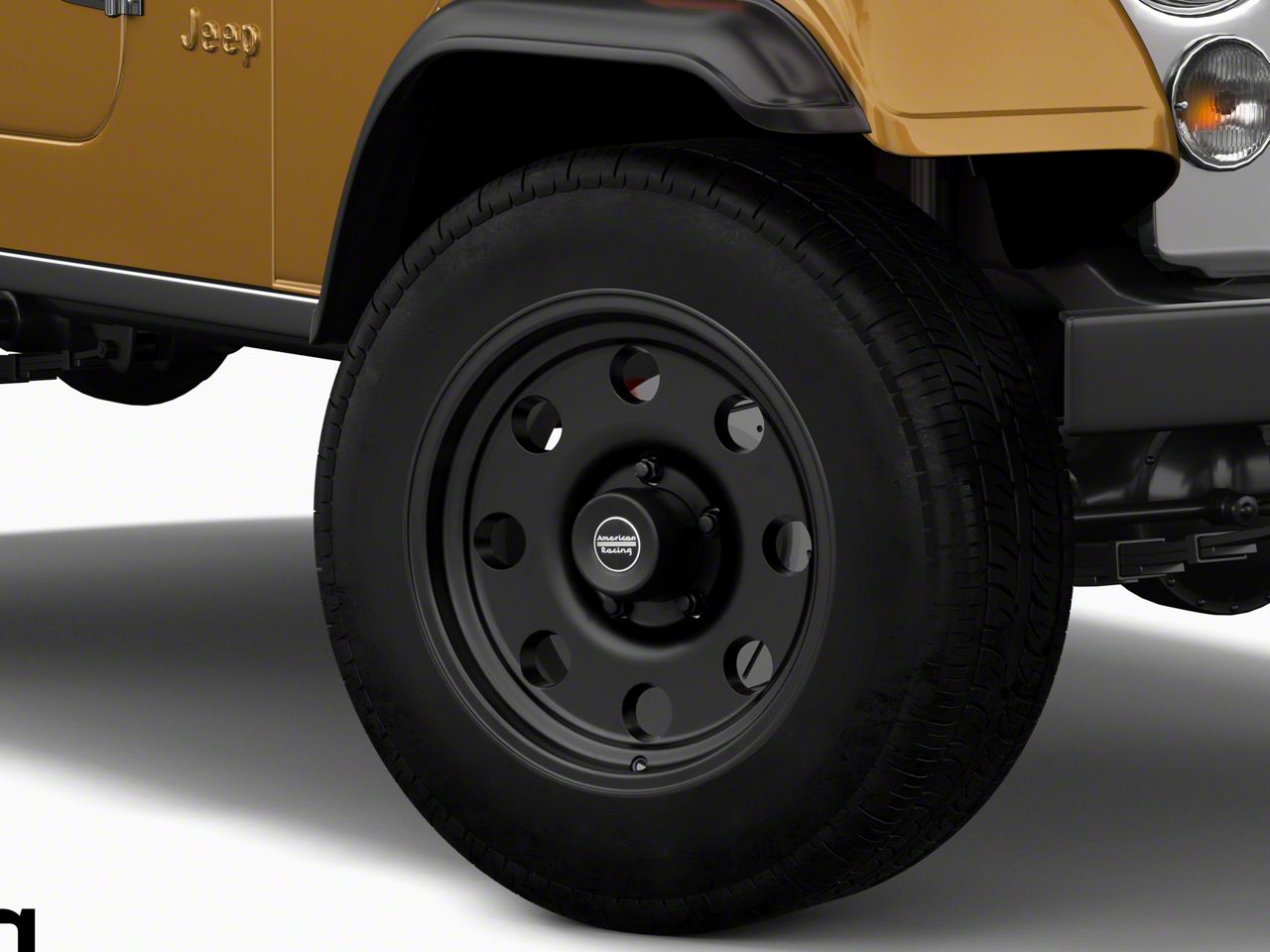 American Racing RAM 1500 AR172 Baja Satin Black 5-Lug Wheel; 17x9 ...