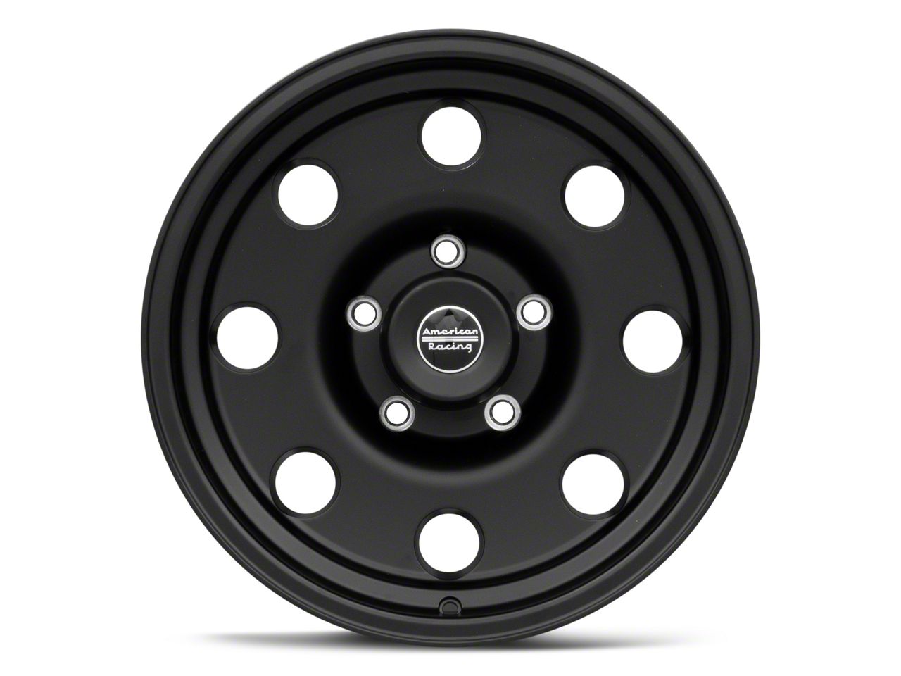 American Racing RAM 1500 AR172 Baja Satin Black 5-Lug Wheel; 17x9 ...
