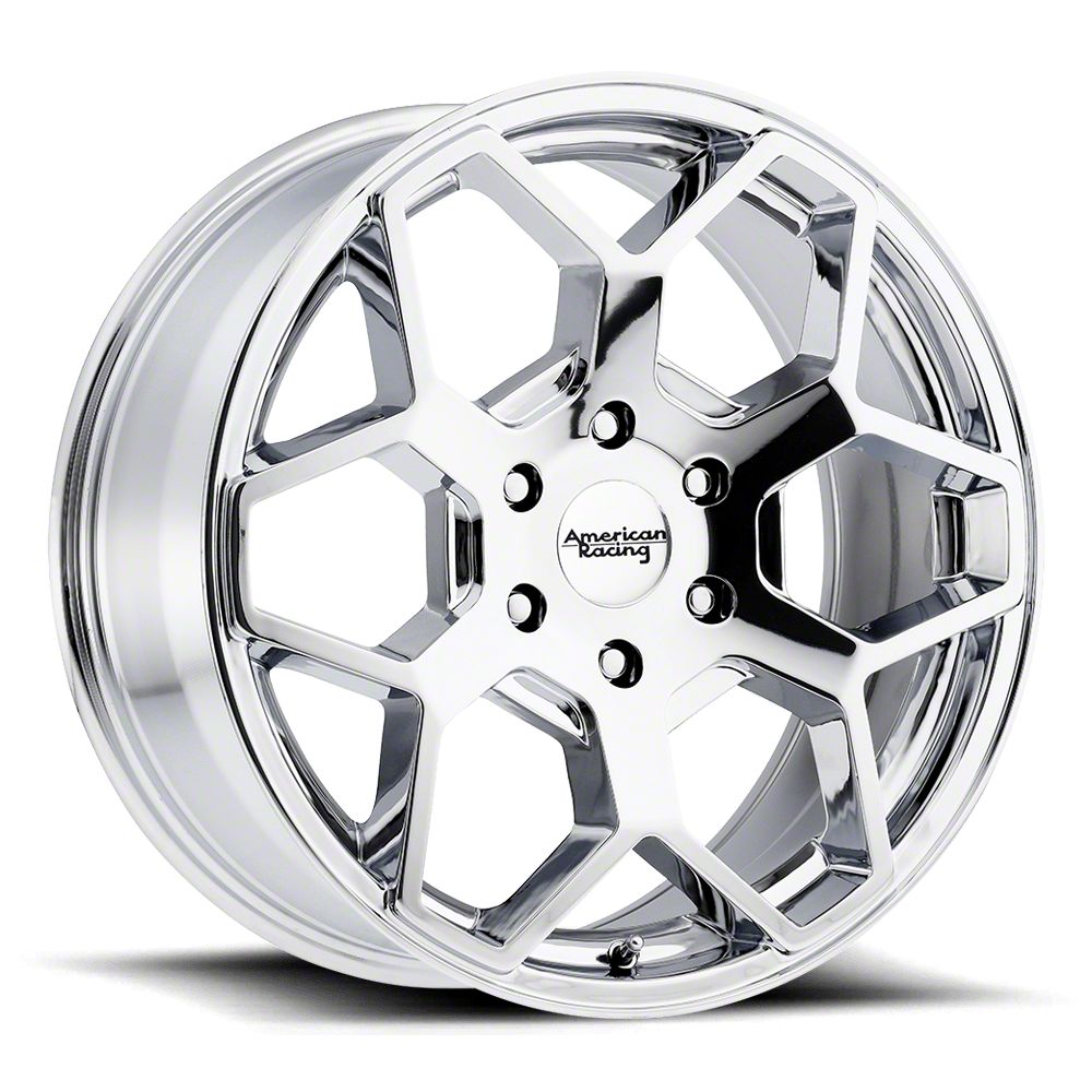 American Racing Canyon AR916 Chrome 6-Lug Wheel; 20x8.5; 35mm Offset ...