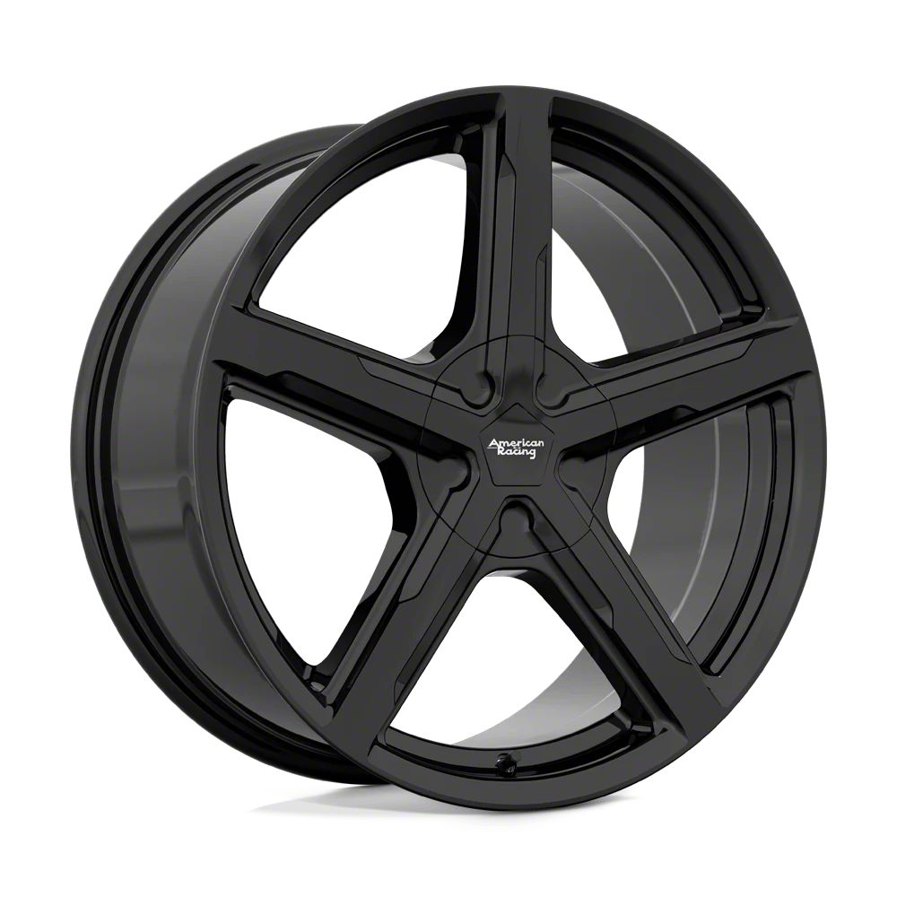 American Racing Dakota Trigger Gloss Black 5-Lug Wheel; 17x7; 40mm ...