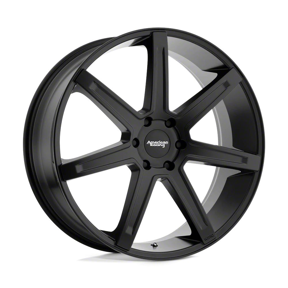 American Racing F-150 Revert Satin Black 6-Lug Wheel; 20x9; 35mm Offset ...