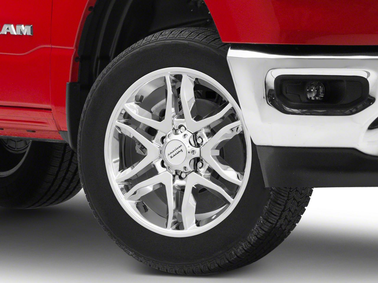 American Racing RAM 1500 Mainline Chrome 6-Lug Wheel; 20x8.5; 15mm ...
