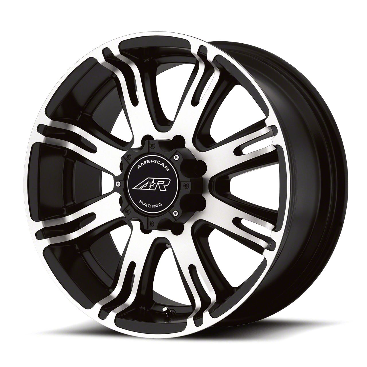 American Racing Silverado 3500 AR708 PVD Chrome 8-Lug Wheel; 18x9; 20mm ...