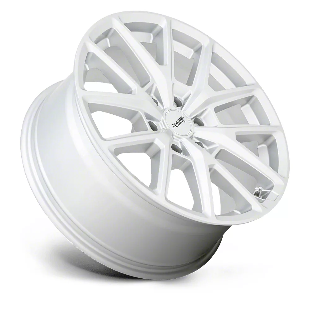 American Racing Yukon AR945 Hyper Silver 6-Lug Wheel; 17x8; 20mm Offset ...