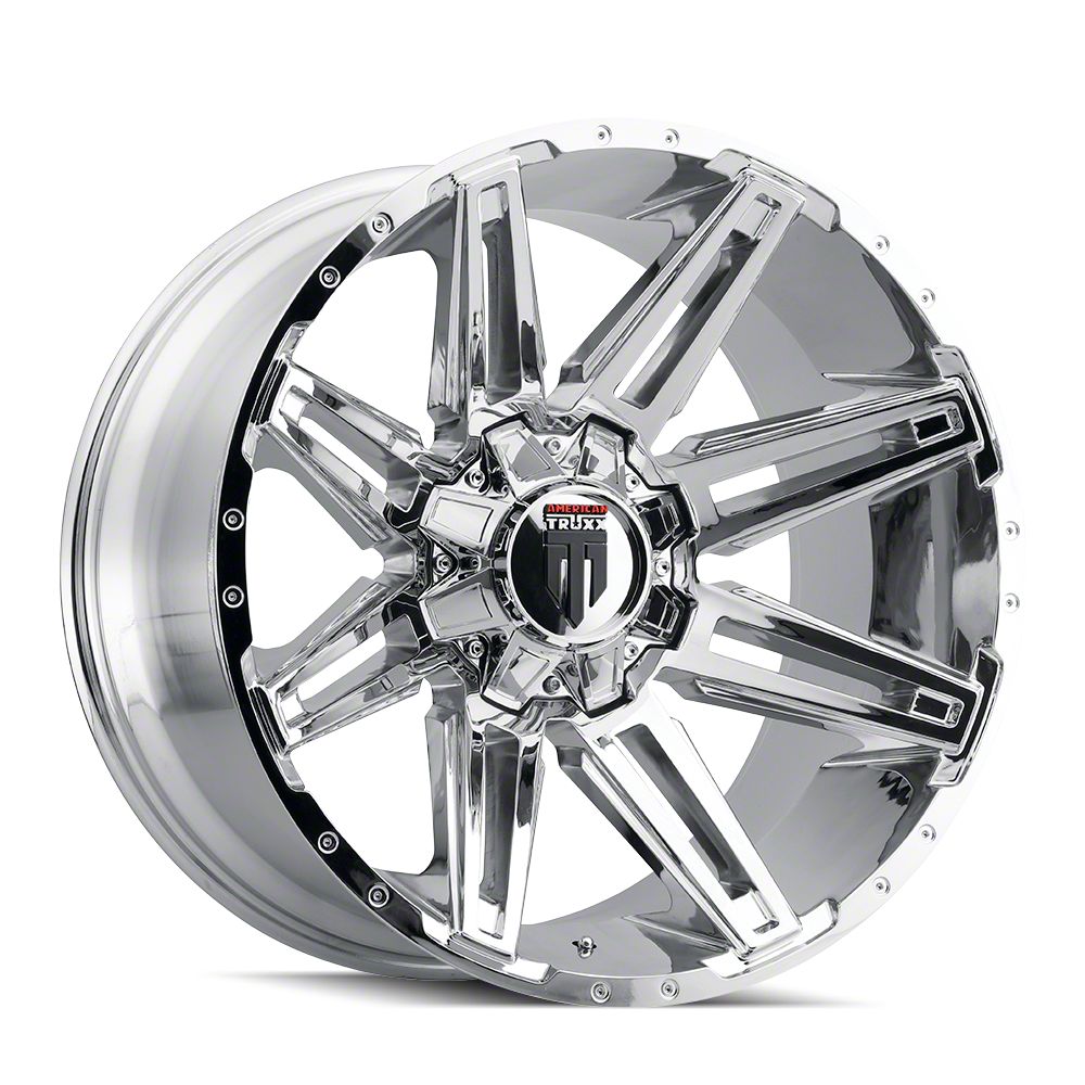 American Truxx Sierra 2500 Boom Chrome 8-Lug Wheel; 18x9; -12mm Offset ...
