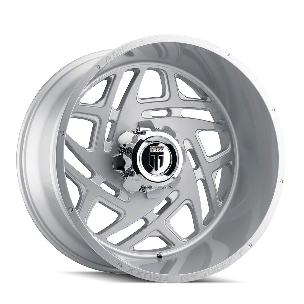 American Truxx RAM 1500 Cosmos Brushed Milled 8-Lug Wheel; 24x14; -76mm ...