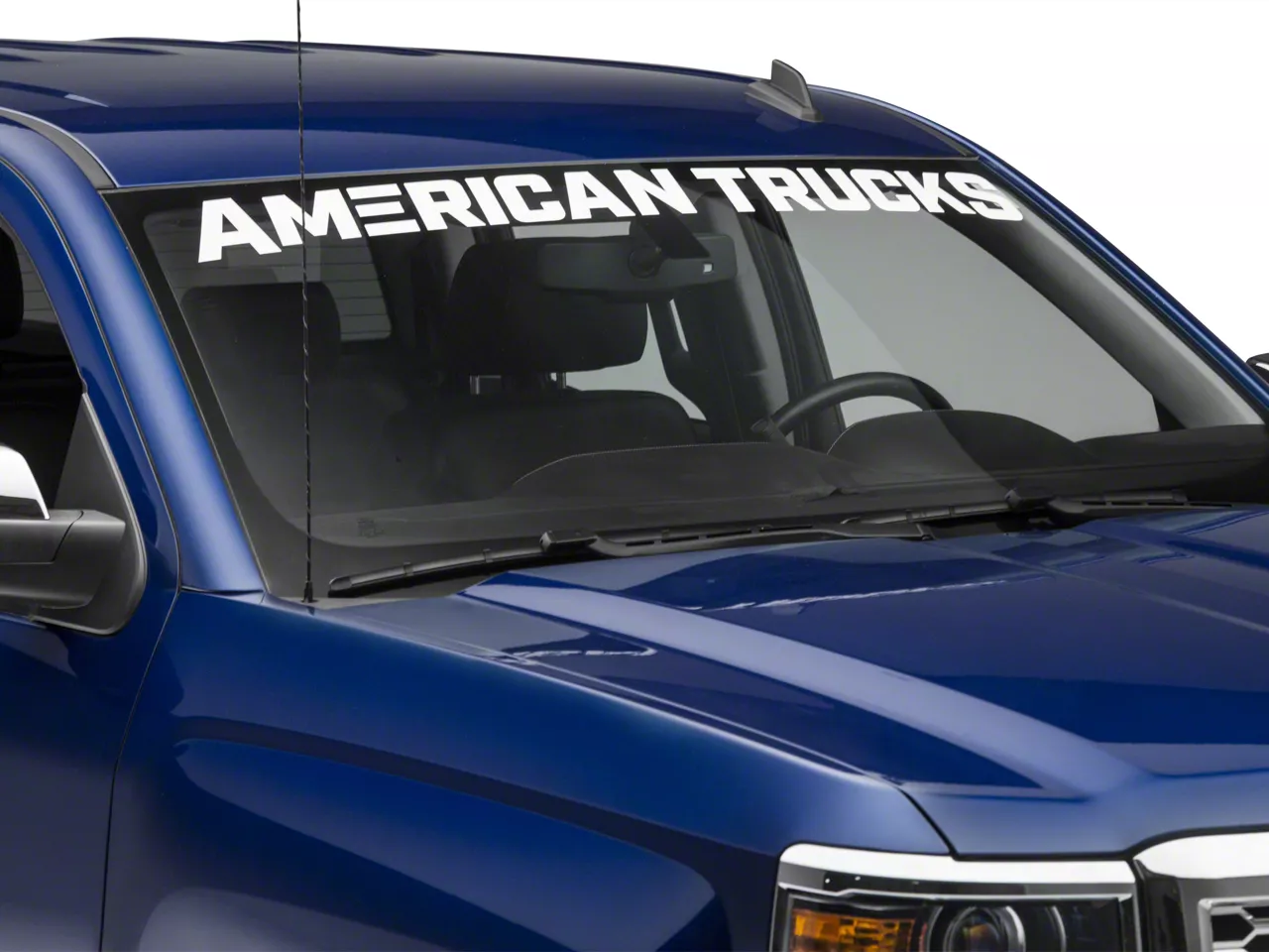 SEC10 Silverado 1500 AmericanTrucks Windshield Banner; White S103249 ...