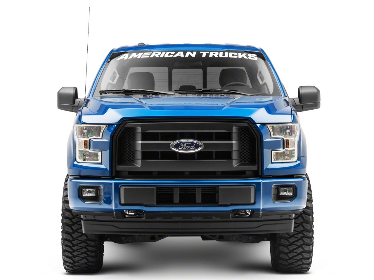 SEC10 F-150 AmericanTrucks Windshield Banner; White T540307 (97-24 F ...