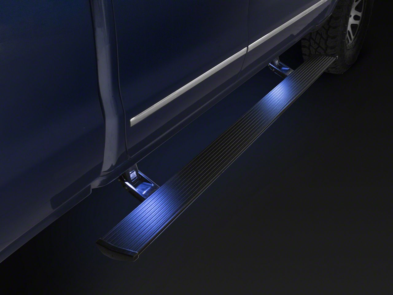 Amp Research Silverado PowerStep Running Boards - Plug-n-Play 76154-01A ...