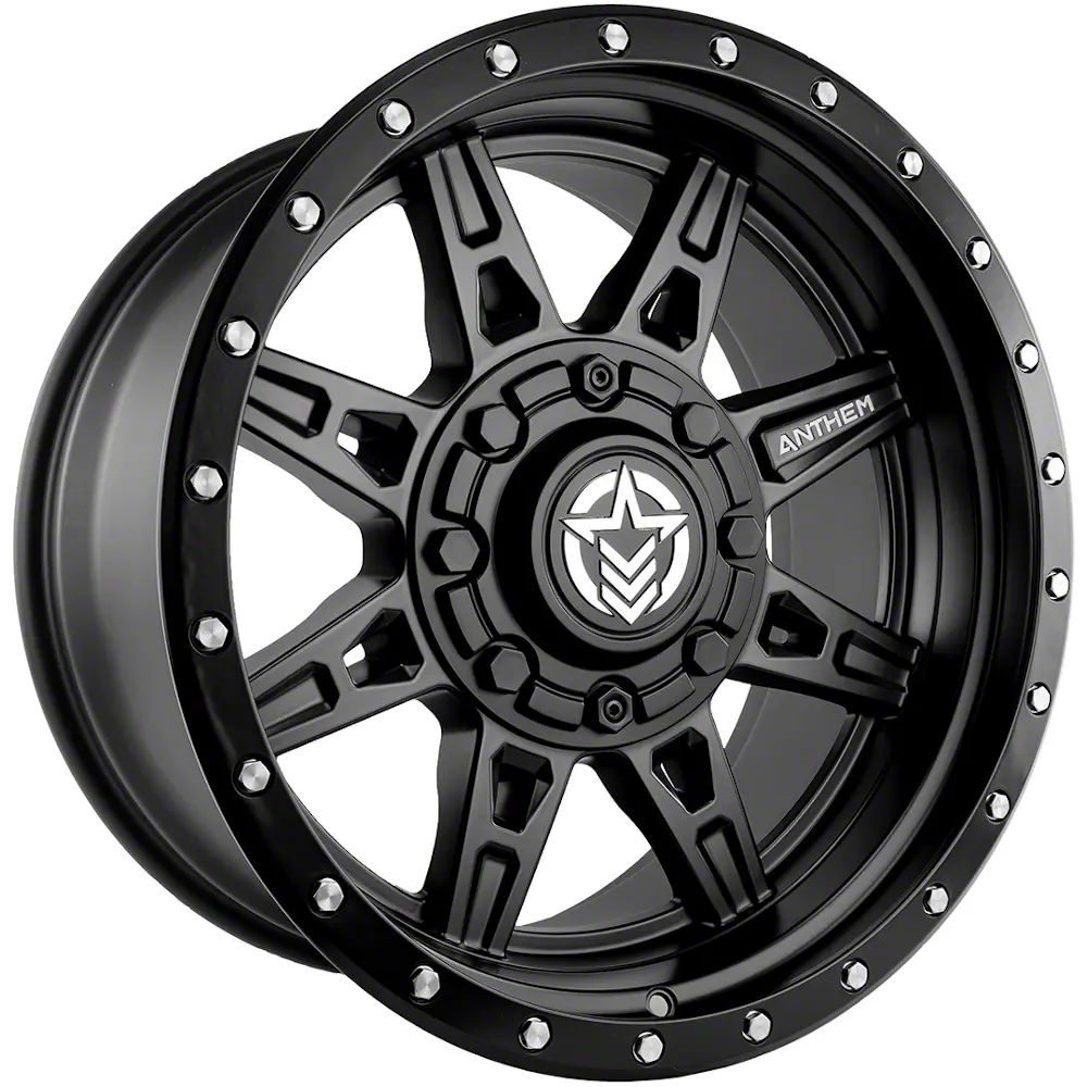Anthem Off-Road F-150 Rogue Satin Black 6-Lug Wheel; 18x9; 18mm Offset ...
