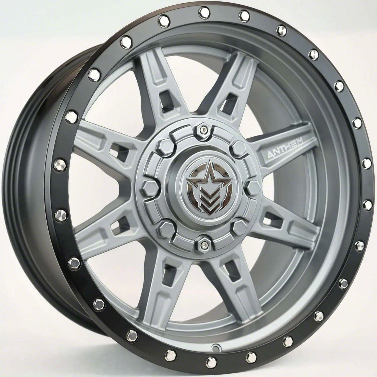 Anthem Off-Road RAM 1500 Rogue Titanium Gray 5-Lug Wheel; 20x10; -18mm ...