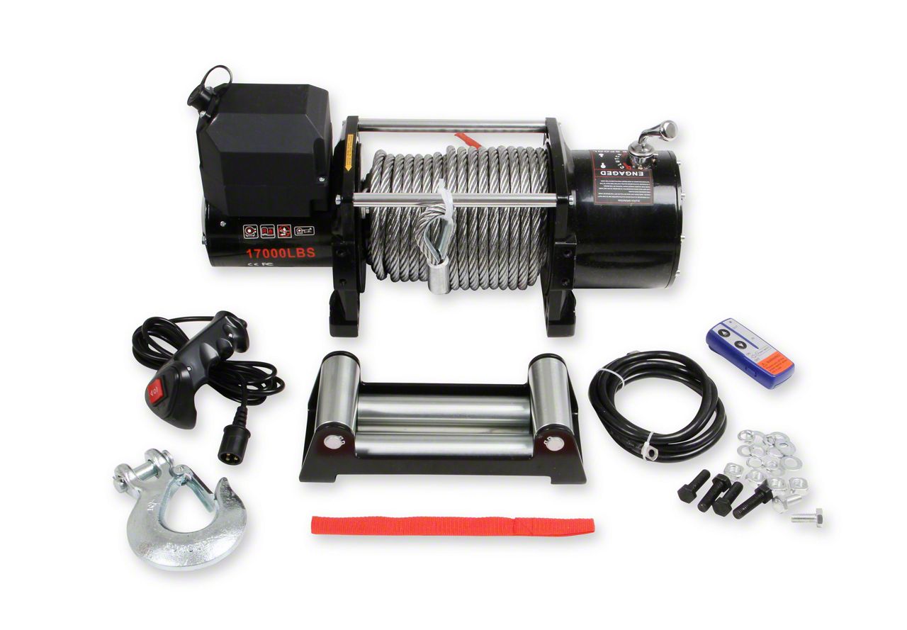 Anvil Off-Road F-350 Super Duty 17,000 lb. Winch with Steel Cable ...