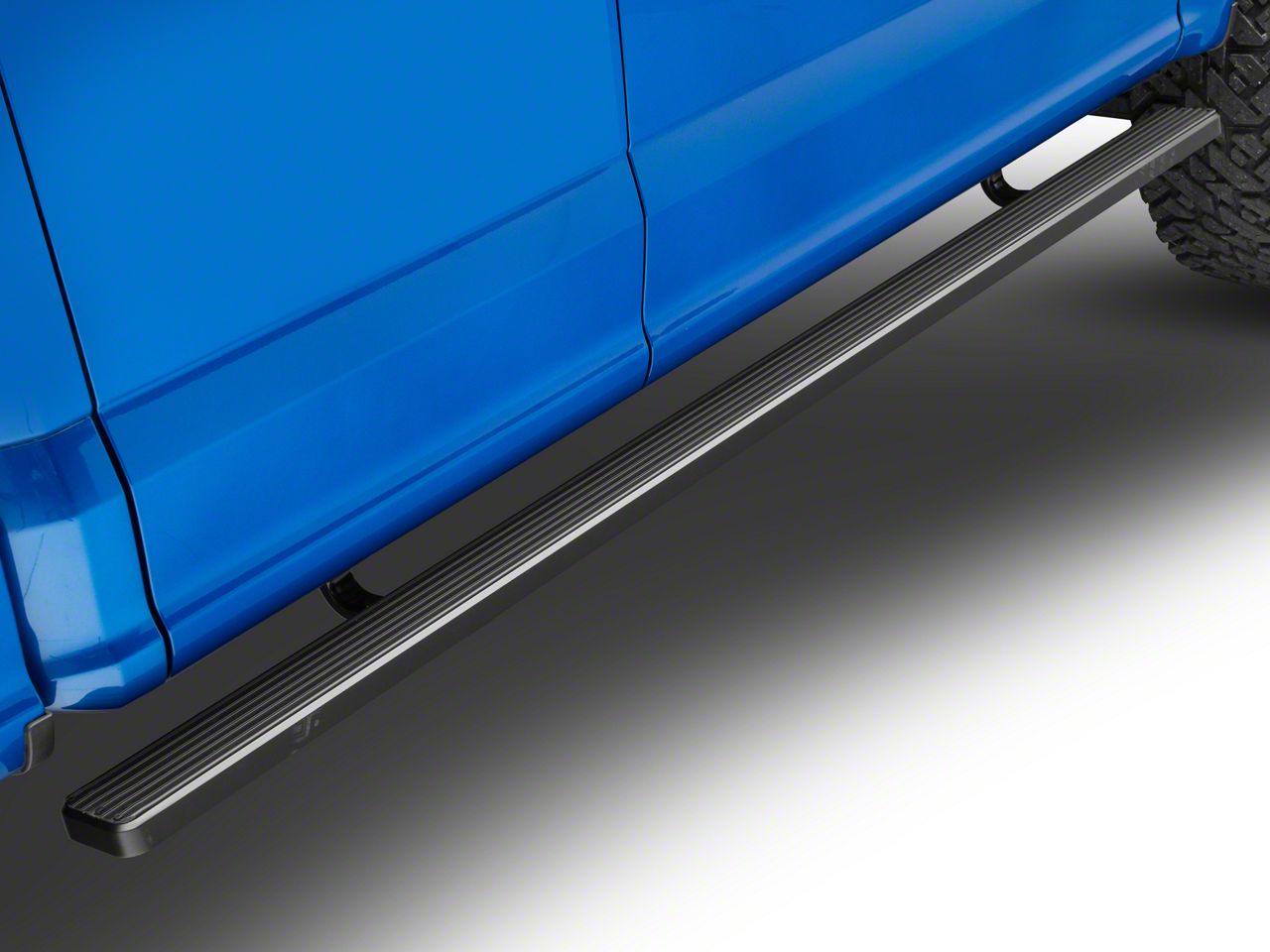 F-150 4-Inch iStep Running Boards; Black (15-23 F-150 SuperCab) - Free ...