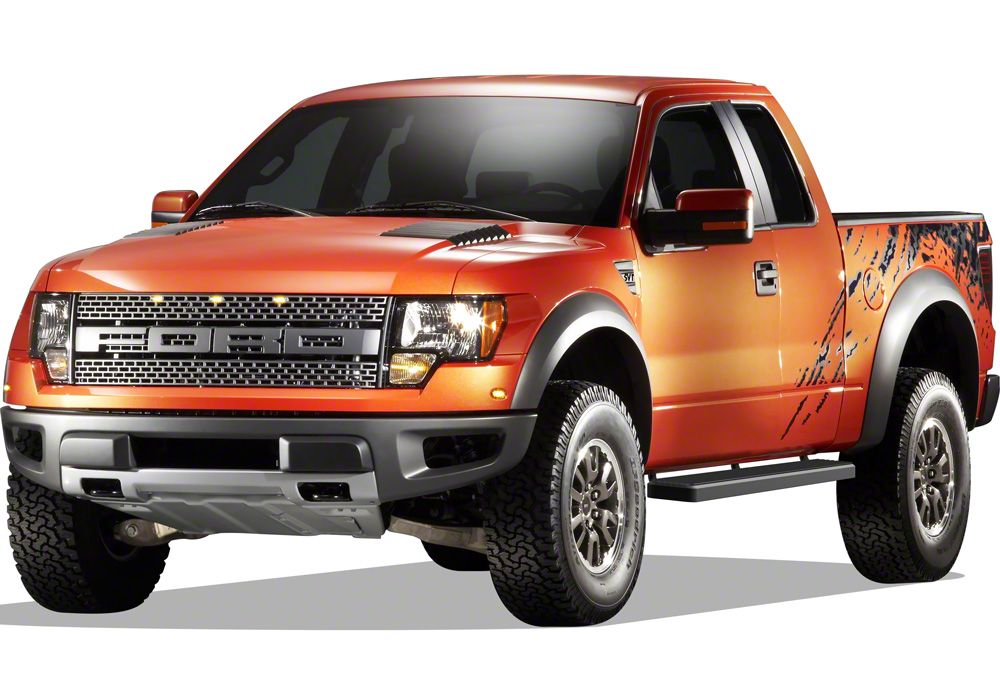 F-150 6-Inch iStep Running Boards; Black (15-25 F-150 SuperCab) - Free ...