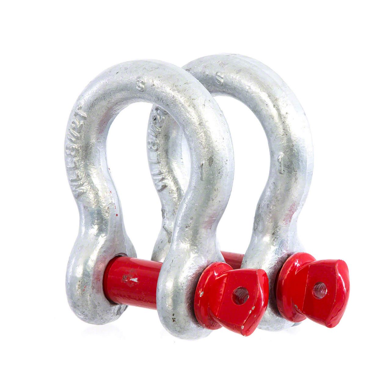 ARB RAM 1500 16mm D-Ring Shackles; Red/Silver ARB2012 - Free Shipping